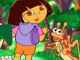 DORA BABY PUZZLE - DORA THE EXPLORER GAMES - GAMES KIDS ONLINE