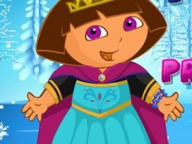 FROZEN DORA PREPARATION - DORA THE EXPLORER GAMES - GAMES KIDS ONLINE
