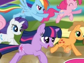 MY LITTLE PONY RACING IS MAGIC - MY LITTLE PONY GAMES - GAMES KIDS ONLINE